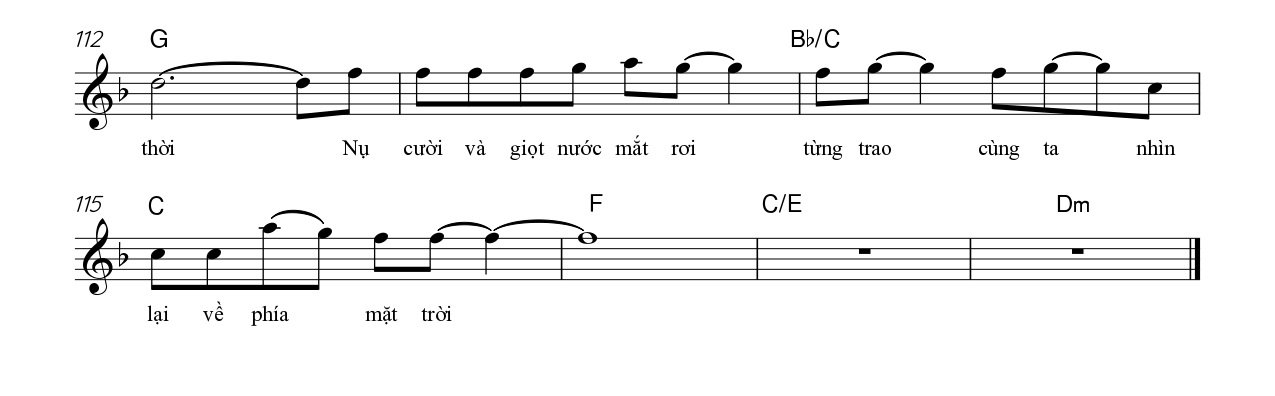 Sheet Nhạc Chúng Ta Của Tương Lai - Sơn Tùng M-Tp - Cùng Tập Nhạc
